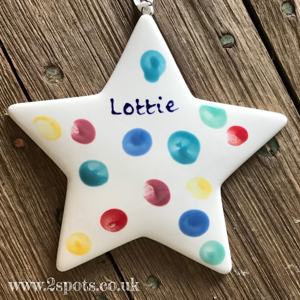 Fingerprint Spotted Star • 2Spots Ceramics - Handmade Pottery in ...