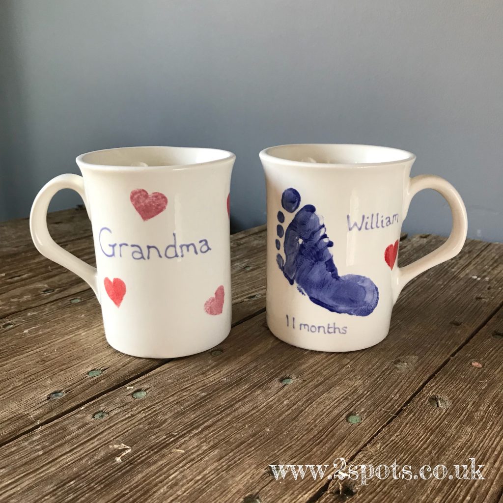 Hearty Footprint Mug • 2Spots Ceramics - Handmade Pottery in Winchester ...